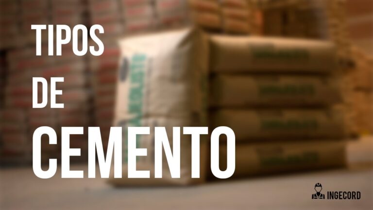 Descubre los mejores tipos de cemento para construcción y elige el ...